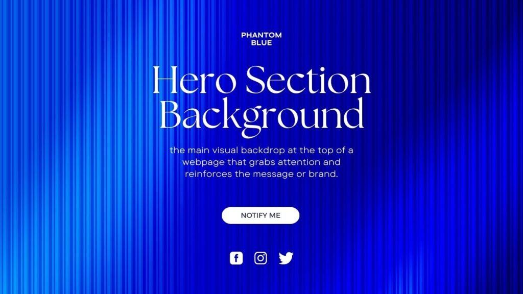 Phantom Blue - Trendy Abstract Backgrounds | Arunika Ruby Studio